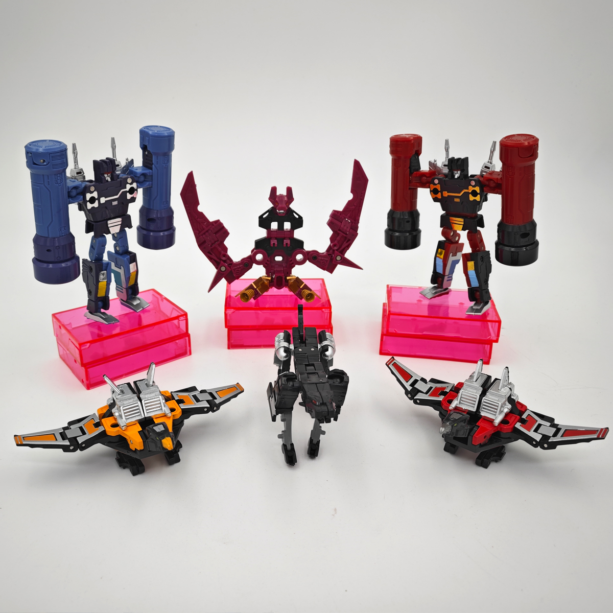 THF Six Tape Troop G1 Mindwipe Rumble Frenzy Ravage Laserbeak Buzzsaw ...